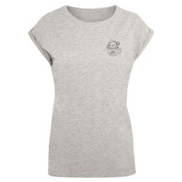 F4NT4STIC T-Shirt Weihnachtstasse in grau meliert | Gr.: XL