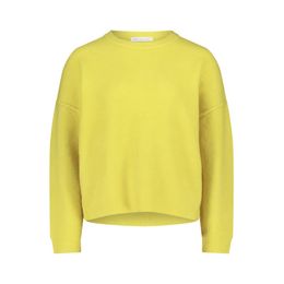 BETTY & CO BETTY & CO Strickpullover mit Rundhalsausschnitt in Neon Yellow | Gr.: 40