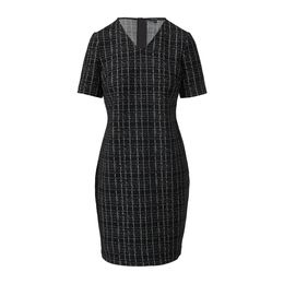 comma, COMMA Kleid Damen Gr&ouml;&szlig;e 46 schwarz / wei&szlig; Sommerkleid
