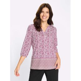 Sieh an! 3/4-Arm-Shirt in erika-ecru-bedruckt | Gr.: 48