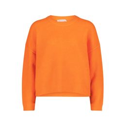 BETTY & CO BETTY & CO Strickpullover mit Rundhalsausschnitt in Neon Orange | Gr.: 44