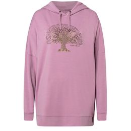 super.natural Merino Hoodie FEEL GOOD TOK in rosa | Gr.: S