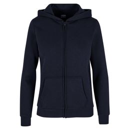 Urban Classics Zip-Kapuzenpullover in navy | Gr.: XS