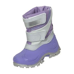 Spirale Kinder-Winterstiefel Simon gef&uuml;ttert in grau/lila | Gr.: 26