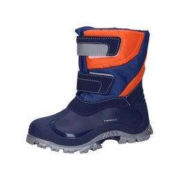 Spirale Kinder-Winterstiefel Simon gef&uuml;ttert in orange/blau | Gr.: 24