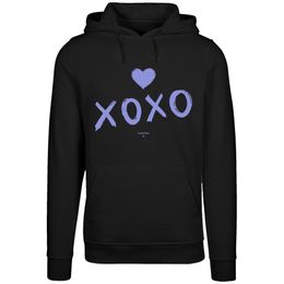 F4NT4STIC Hoodie Valentinstag xoxo in schwarz | Gr.: XS