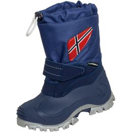 Spirale Kinder-Winterstiefel Morten gef&uuml;ttert in blau | Gr.: 23