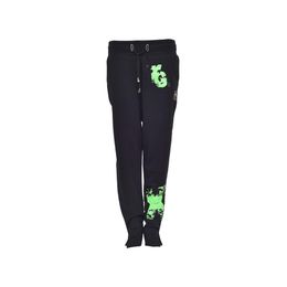 Roberto Geissini X Jogginghose Schwarz Gr&uuml;n | Gr.: L