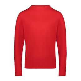 Betty Barclay Strickpullover mit Stehkragen in High Risk Red | Gr.: 44