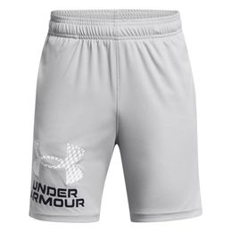 Under Armour Sportshorts "Ua Tech Logo Shorts" in Grau | Gr.: M
