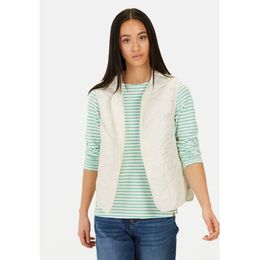 Camel Active Steppweste aus recyceltem Polyester in Knochenwei&szlig; | Gr.: 40