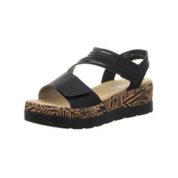 Rieker Keilsandalette in schwarz | Gr.: 42
