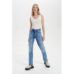 Saint Tropez Jeans MollySZ Gerade Passform in Light Blue Denim | Gr.: 28