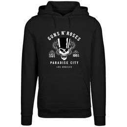 F4NT4STIC Hoodie Guns 'n' Roses Whiskey Label Rock Band in schwarz | Gr.: XL