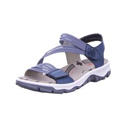 Rieker Sandalen in royal/jeans-weiss | Gr.: 38