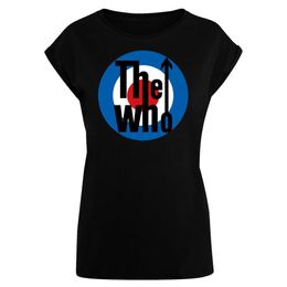 F4NT4STIC Extended Shoulder T-Shirt The Who Target Classic in schwarz | Gr.: 5XL