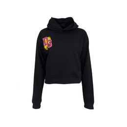 Roberto Geissini Smiley Hoodie Schwarz Gelb | Gr.: L