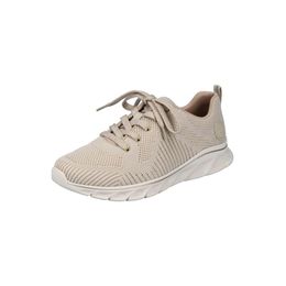 Rieker Sportliche Schn&uuml;rschuhe in Beige | Gr.: 38