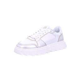 Apple of Eden Schn&uuml;rschuh LONDON in WHITE/SILVER | Gr.: 40