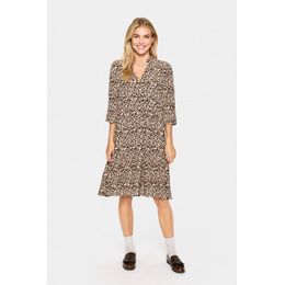 Saint Tropez Kleid EdaSZ Casual fit in Black Reg Leo | Gr.: M