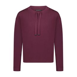 Betty Barclay Feinstrickpullover mit Seitenschlitzen in Dark Aubergine | Gr.: 44
