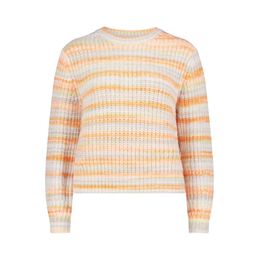 BETTY & CO BETTY & CO Strickpullover mit Effektgarn in Cream/Orange | Gr.: 40