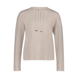 Betty Barclay Feinstrickpullover mit Seitenschlitzen in beige | Gr.: 48