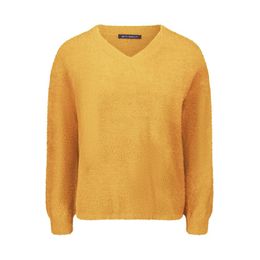 Betty Barclay Strickpullover mit V-Ausschnitt in gold | Gr.: 42