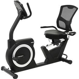 Liege-Ergometer Christopeit Sport "Sitz-Ergometer RS 4000", schwarz, Heimtrainer, ohne Unterlegmatte, BT-Empfänger für drahtlosen Pulsmessgurt im Computer enthalten, B:66cm H:116cm L:145cm