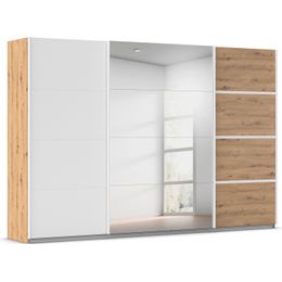 Kleiderschrank Rauch "Schwebetürenschrank OTTO´s Choice Garderobe Schrank TOP ANGEBOT Avola", beige (eiche artisan, alpinweiß, leisten weiß), B:315cm H:229cm T:62cm, Holzwerkstoff, Schränke, mit eleganten Zierleisten in Chrom, Schwarz oder Weiß MADE IN GERMANY
