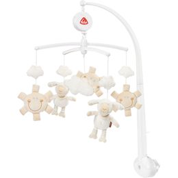 babyFEHN Mobile FEHN "BabyLOVE, Schaf Musikmobile", beige (ecru), Mobilés, BabyB:40cm H:65cm, Plüsch, Softvelour, B:40cm H:65cm