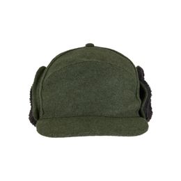 Snapback Cap Brandit "Brandit Herren Lumberjack Wintercap", Damen, Gr. onesize, olive, 95% Polyester, 5% Wolle, Caps