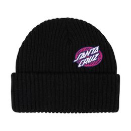 Beanie Santa Cruz "GLOBAL OVAL DOT BEANIE", Herren, schwarz, Obermaterial: 100% Polyacryl, M&uuml;tzen Beanie