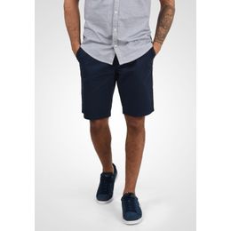 Chinoshorts Blend "BHRagna", Herren, Gr. M, US-Größen, navy, Web, 100% Baumwolle, unifarben, regular fit kurz, Hosen, Chino Shorts mit Gürtel