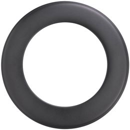 Rosette FIREFIX, schwarz, &Oslash; Innen 200mm, Stahlblech, Unterlegscheiben, starr, f&uuml;r Rauchrohr