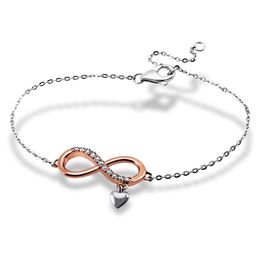 Armband Goldmaid, silber (bicolour), Armb&auml;nder, Damen, Silber 925 (Sterlingsilber), Armband