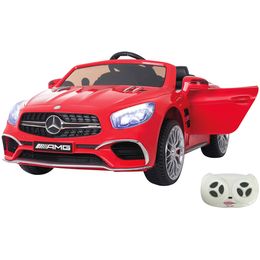 Elektro-Kinderauto Jamara "Mercedes SL65", rot, Elektro-Kinderfahrzeuge, KinderB:71,6cm H:50cm T:120cm, Kunststoff, B:71,6cm H:50cm T:120cm