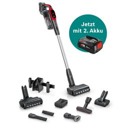 Bosch Akku-Stielstaubsauger "HERO Unlimited 9 ProAnimal BKS941PET, MicroClean™ Technology", rot (tornadorot), B:25cm H:130cm T:21,6cm, Akkusauger, HEPA-Filtersystem, 10 Jahre Motorgarantie, Schnellladegerät, LED Licht, Topseller
