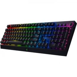 Razer Tastatur AZERTY Französisch Wireless mit Hintergrundbeleuchtung BlackWidow V3 Pro