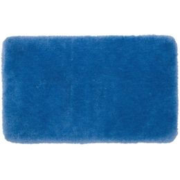 G&ouml;zze Badematte G&Ouml;ZZE "&raquo;DELUXE&laquo;", blau (taubenblau), rechteckig (60cm x 100cm ), 1 Stk., Polyester, Badematten, Badematte, mit extra hohem Flor