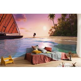 Kindertapete Komar "Disney Moana 2 Ocean Spirit", bunt, B:500m H:250m, Vlies, Tapeten