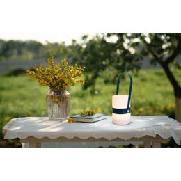 N&auml;ve N&Auml;VE LED Dekolicht "Neo", blau, 1, H: 28cm, 1 Stk., Leuchten, blau/wei&szlig;, inkl. Griff / Aufh&auml;ngung, inkl. 1m USB-Kabel, warmwei&szlig;
