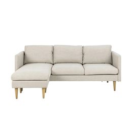 Höffner Einzelsofa mit Hocker Milly Maße (cm): B: 201 H: 84 T: 132.0 » Höffner