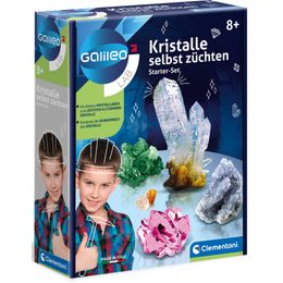 Experimentierkasten Clementoni "Galileo, Kristalle selbst züchten, Starter-Set", bunt (frz:), Experimentierkästen, Kinder, Made in Europe