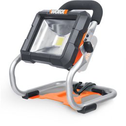LED Arbeitsleuchte WORX "WX026.9 NITRO", schwarz, B:20,7cm H:29,5cm L:25cm, Leuchten, 360 Grad schwenkbar, ideale Arbeitsbeleuchtung, ohne Akku & Ladegerät