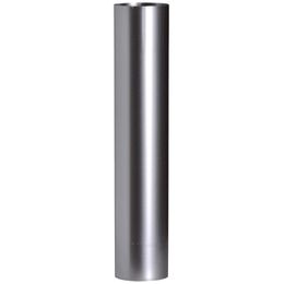 Ofenrohr FIREFIX, silber (silberfarben), B:11cm H:50cm L:11cm, Stahlblech, Rohre, feueraluminiert, 500 mm lang
