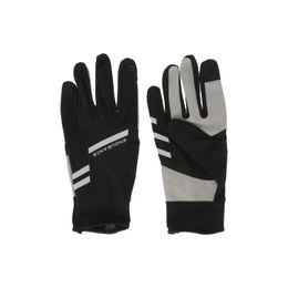 Fahrradhandschuhe Endurance "Verve", Damen, Gr. M, schwarz (schwarz, beige), 70% Polyester, 10% Nylon, 10% Polyurethan, 10% Elasthan, mehrfarbig, Handschuhe, mit reflektierenden Elementen