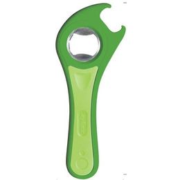 Dosen&ouml;ffner Zyliss "5 in 1 &Ouml;ffner", gr&uuml;n, B:5,5cm H:5,5cm T:14cm, Dosen&ouml;ffner