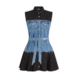 KARL LAGERFELD JEANS Shirt Dress female Blue size S