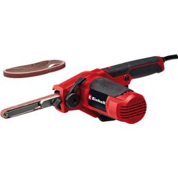 Bandschleifer Einhell "Bandfeile TC-BF 500 E", rot (rot, schwarz, weiß), B:19,5cm H:16,4cm L:40,9cm, Schleifmaschinen, 500 Watt, mit 6 Schleifbändern und Staubfangsack